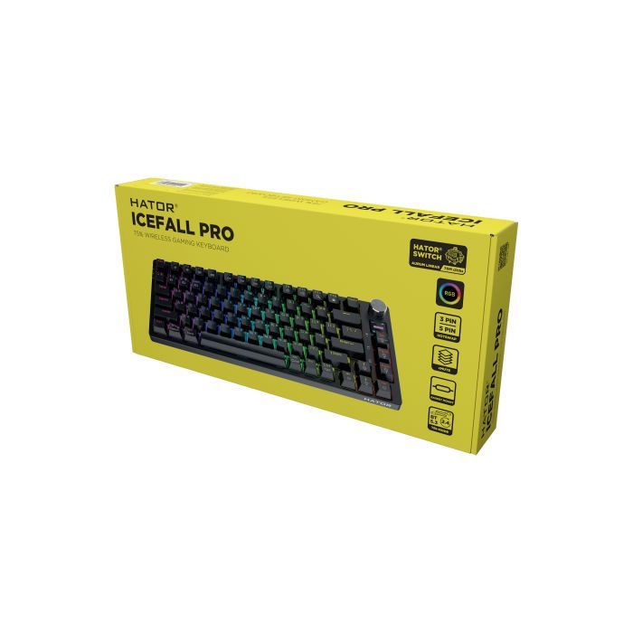 Hator Icefall Pro Wireless/Bluetooth/USB Black HTK450UA ⏩ Купити Клавіатуру Hator Icefall Pro ...